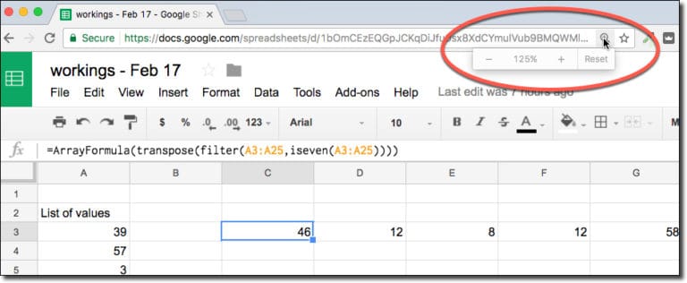 How To Zoom In And How To Zoom Out In Google Sheets