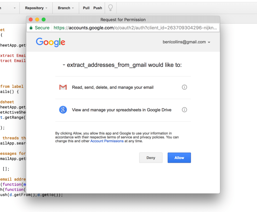 Gmail inbox email address extractor - lonestarqust