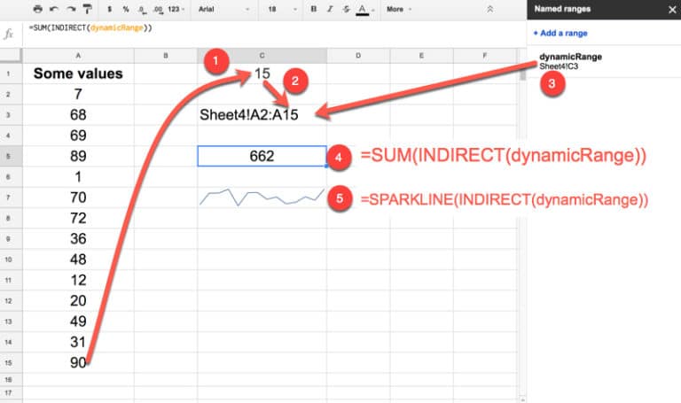 How To Create Dynamic Named Ranges In Google Sheets