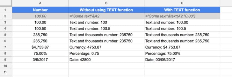 How To Combine Text And Numbers In Google Sheets