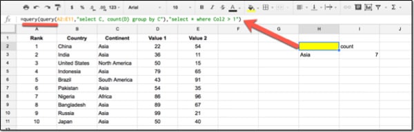 Sheets Query Sum Iweky