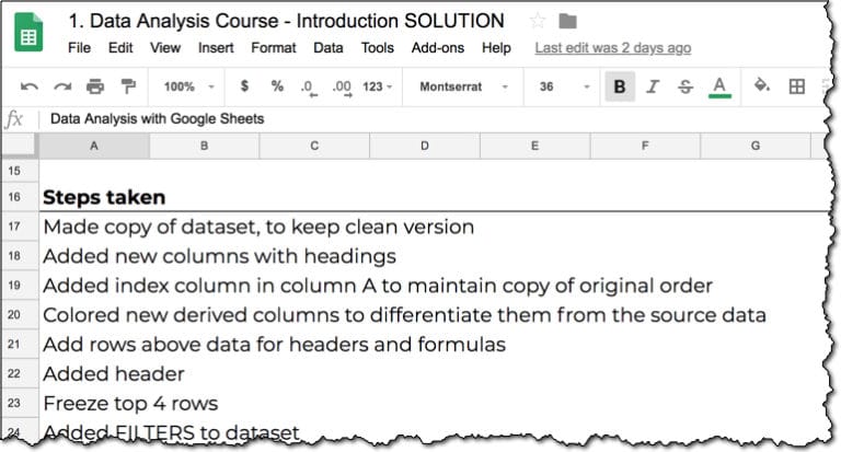 18 Best Practices for Working with Data in Google Sheets