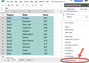 How To Apply Conditional Formatting Across An Entire Row