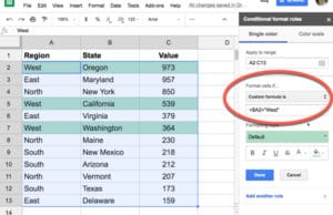 How To Apply Conditional Formatting Across An Entire Row