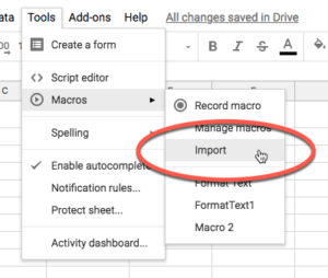 Google Sheets Macros: Add automation to your Sheets without any code