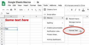 Google Sheets Macros: Add automation to your Sheets without any code