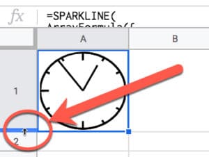 Google Sheets Formula Clock