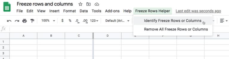 How To Freeze A Row In Google Sheets, Including A Secret Shortcut