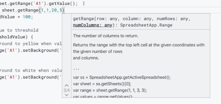 Guide To The New Google Apps Script IDE Covering 135 Features