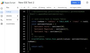 Guide To The New Google Apps Script IDE Covering 135 Features