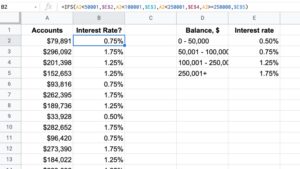 IFS Function in Google Sheets