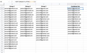The UNIQUE Function in Google Sheets