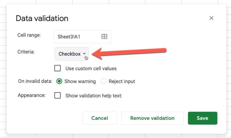 How To Use Checkboxes In Google Sheets
