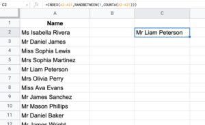 How To Use The RANDBETWEEN Function In Google Sheets