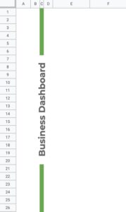 Using Text Rotation to Create Custom Table Headers in Google Sheets