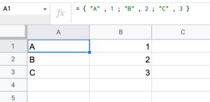 How To Create Arrays In Google Sheets (a.k.a. Array Literals)