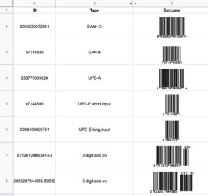 Create Barcodes In Google Sheets In 2 Easy Steps