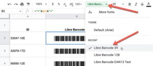 Create Barcodes In Google Sheets In 2 Easy Steps