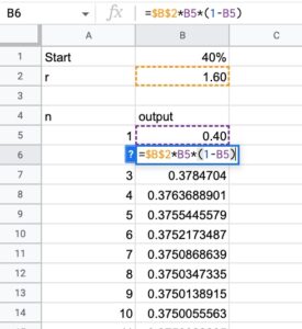 Exploring Chaos Theory In Google Sheets With The Logistic Map