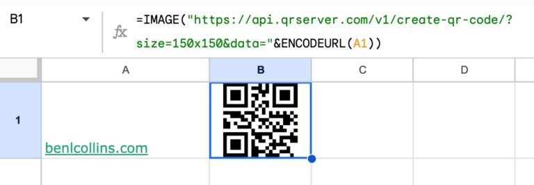 How To Create QR Codes in Google Sheets Using Formulas