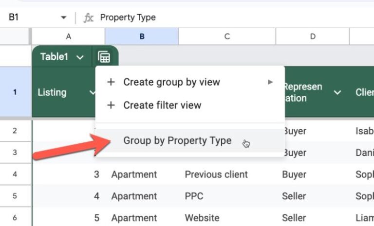 The Complete Guide to Tables in Google Sheets
