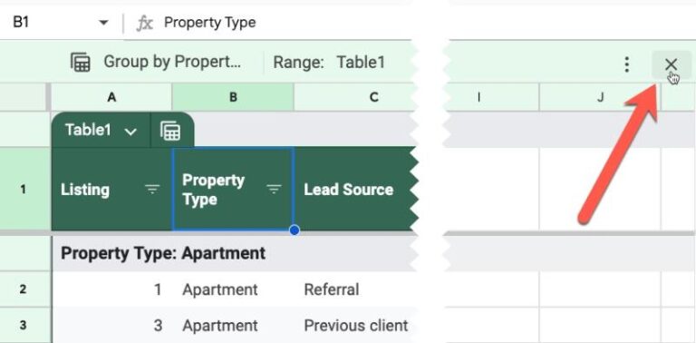 The Complete Guide to Tables in Google Sheets