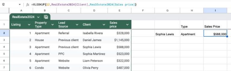 The Complete Guide to Tables in Google Sheets