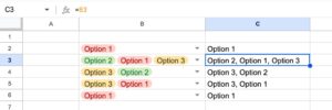 Multiple Selections in Drop Downs in Google Sheets