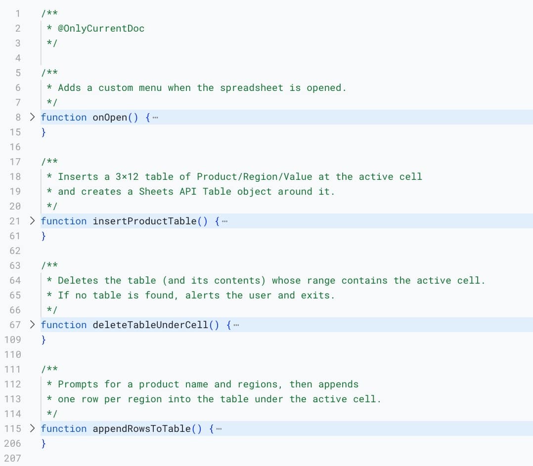 Sheets Insiders 38: Using Google Sheets Tables with Apps Script