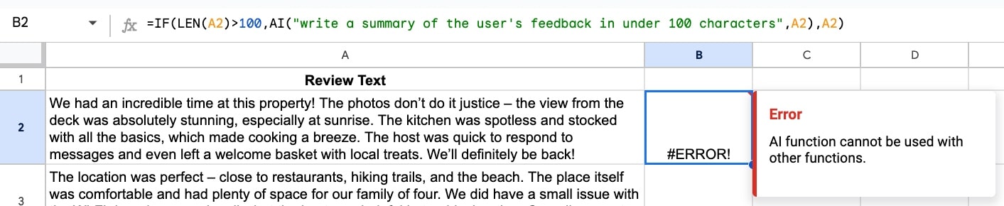 How to use the AI Function in Google Sheets (with 10 examples)